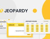 Jeopardy Game Powerpoint Template - Etsy