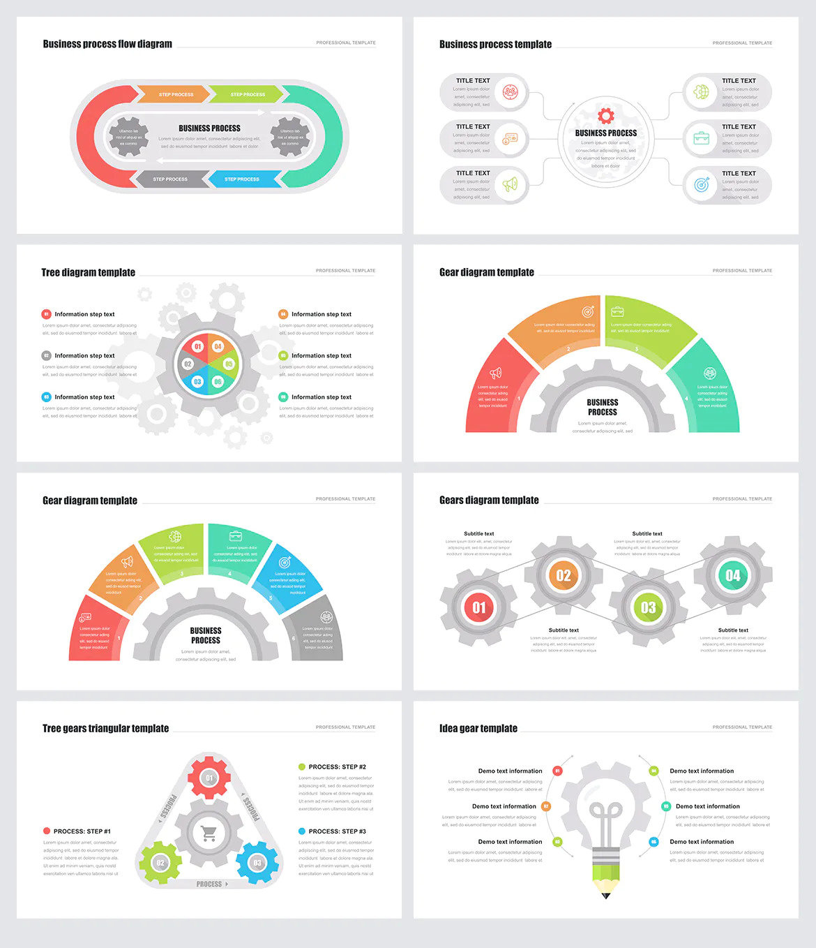 Gears Powerpoint Templates - Etsy