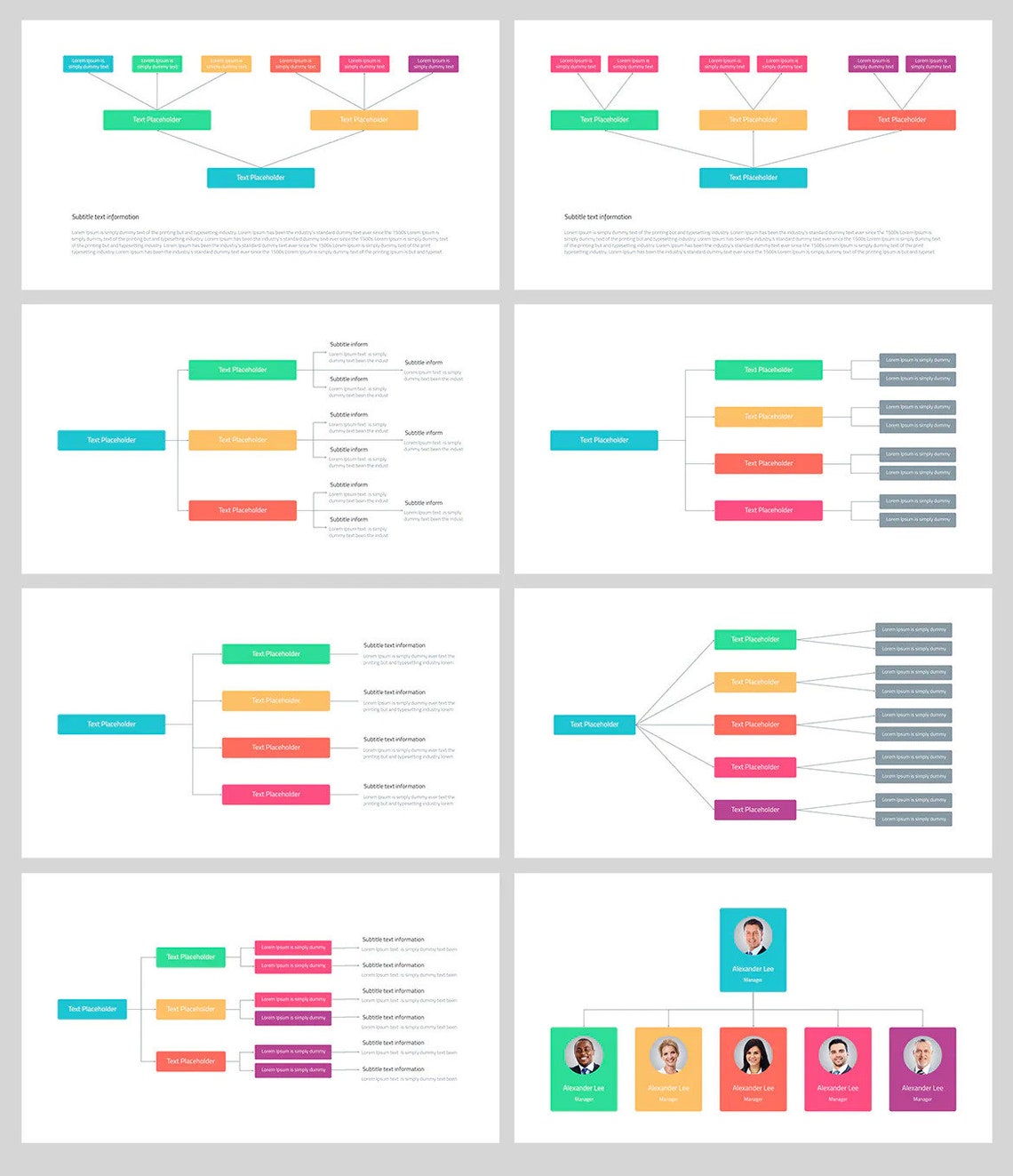Organizational Chart for Powerpoint - Etsy