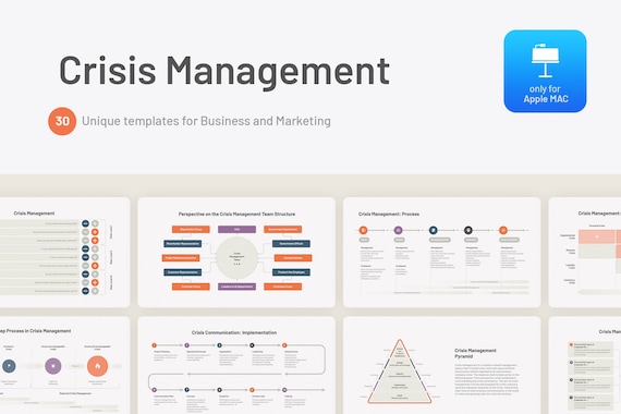 Crisis Management Models Strategies Templates for Keynote - Etsy