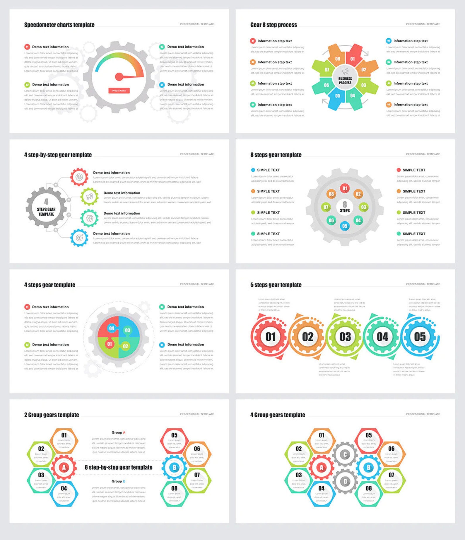 Gears Powerpoint Templates - Etsy