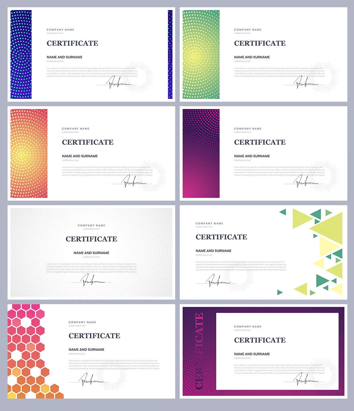 Certificate & Diploma Powerpoint Templates - Etsy