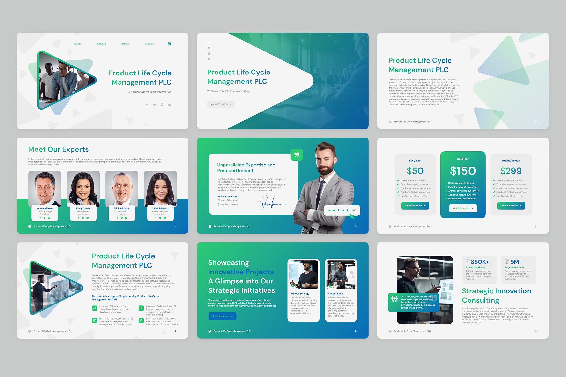 Product Life Cycle Management PLCM for Powerpoint - Etsy