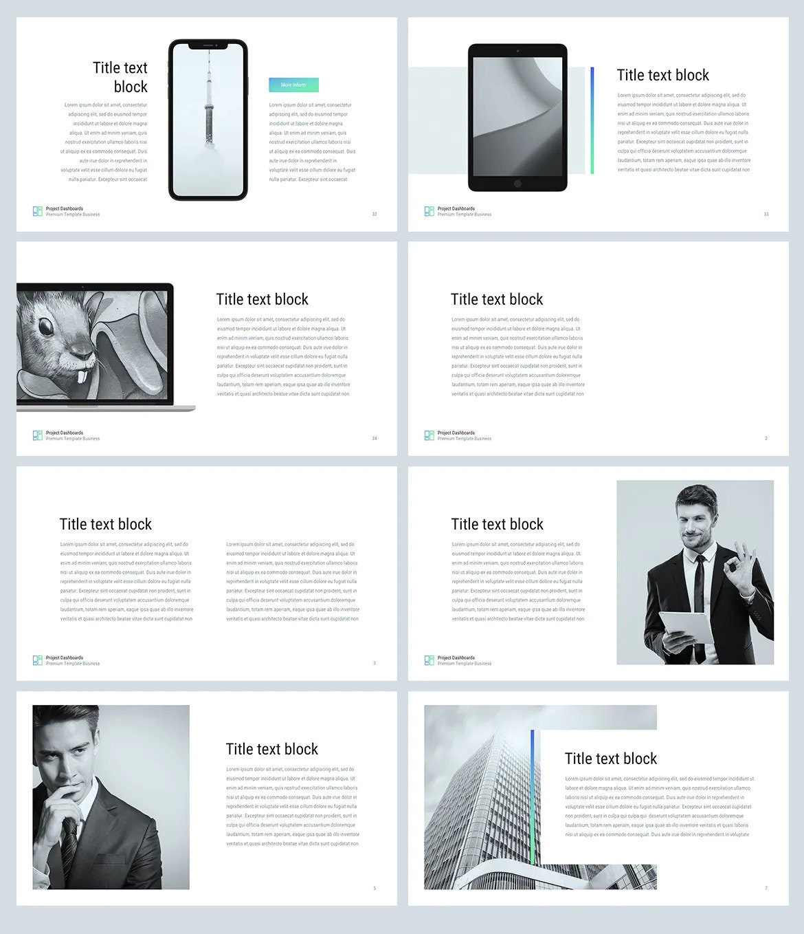 Project Dashboards for Powerpoint - Etsy