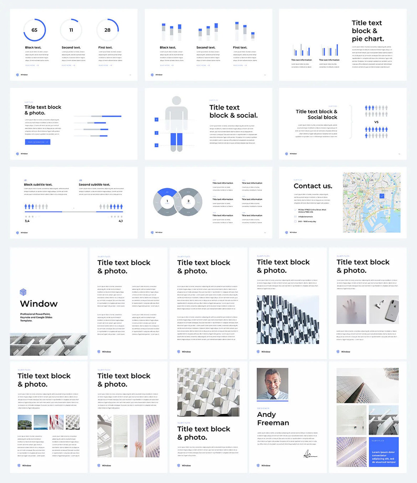Business Powerpoint Template - Etsy