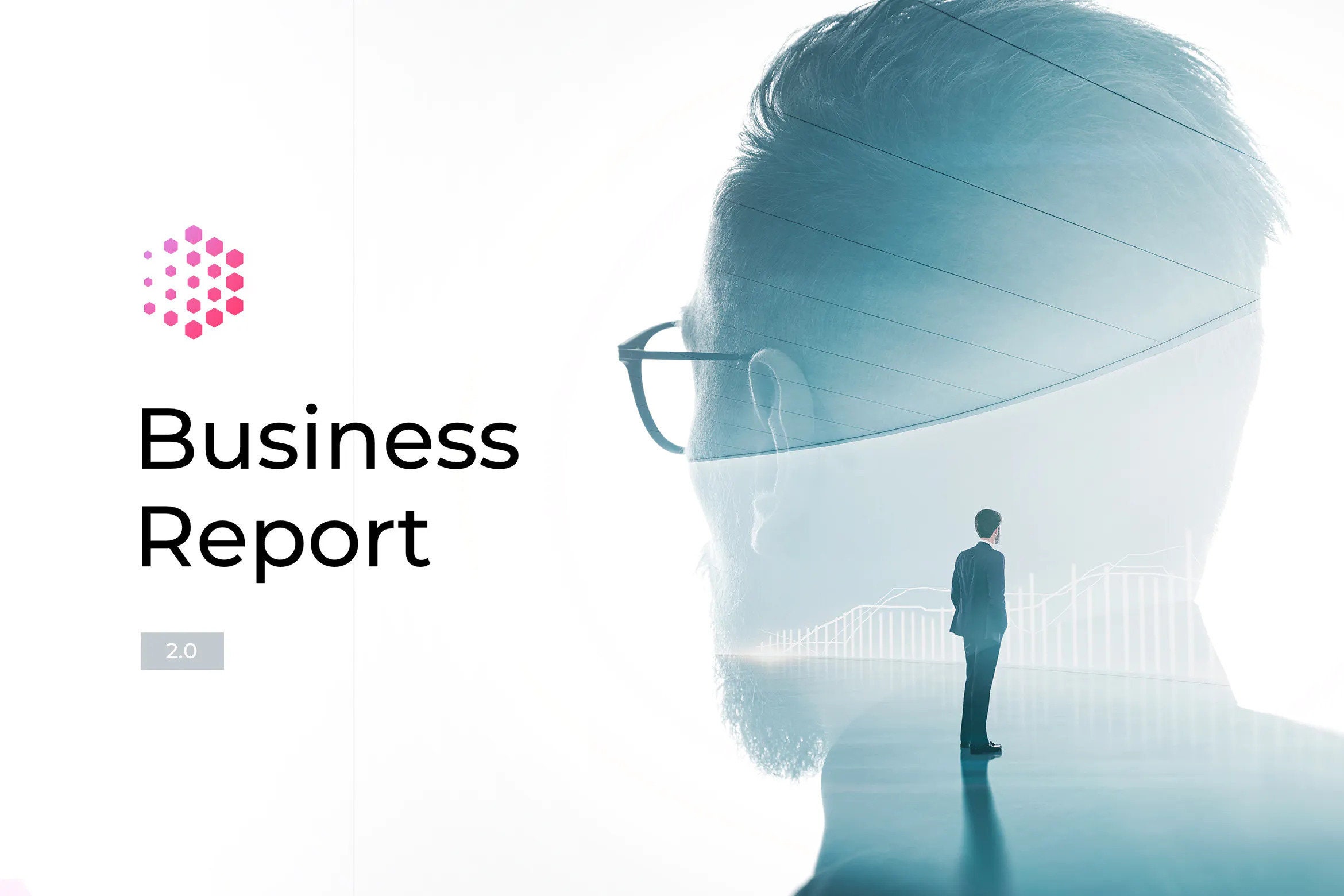 Business Report 2.0 Powerpoint Template - Etsy