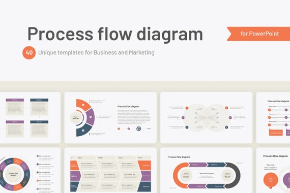 Process Flow Diagram for Powerpoint - Etsy