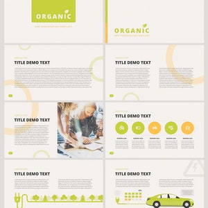 Organic Powerpoint Template - Etsy