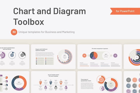 Chart and Diagram Powerpoint Toolbox | Etsy