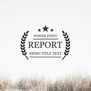 Report Powerpoint Template - Etsy