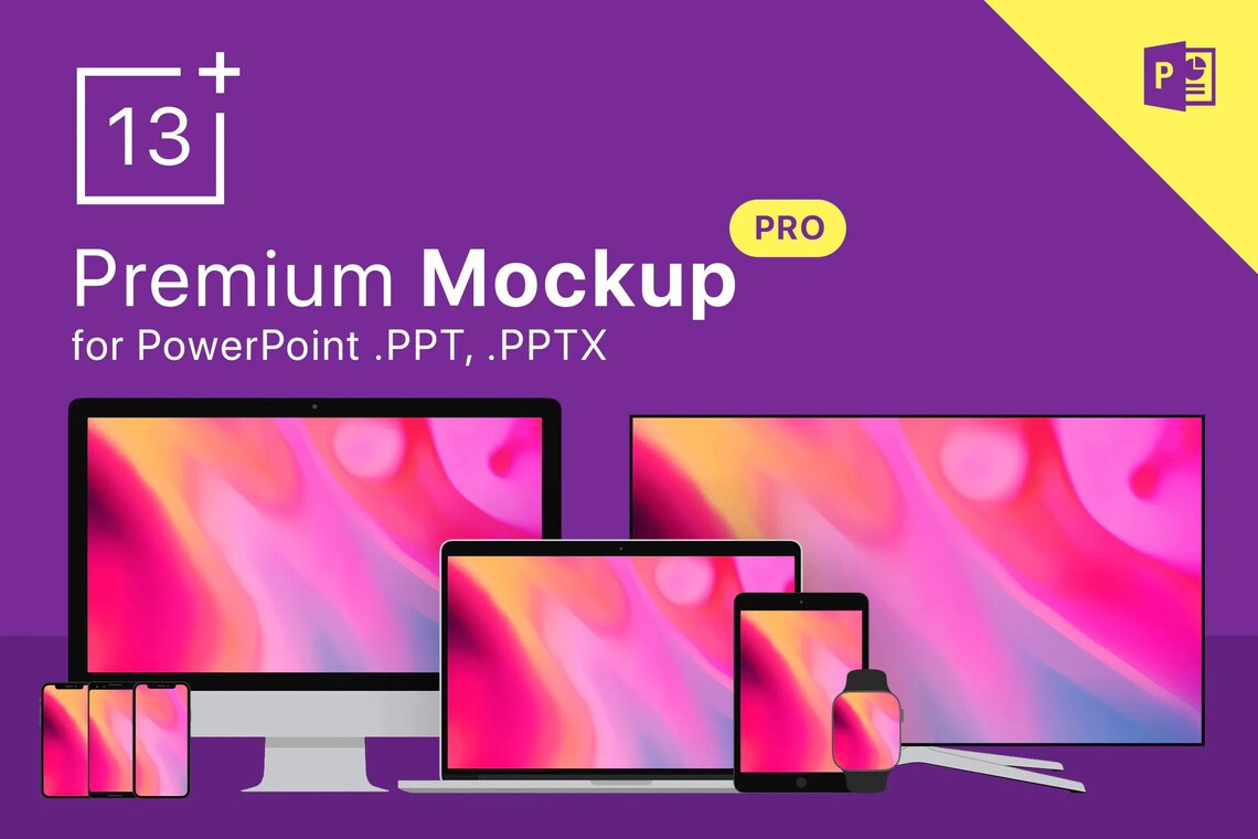 13 Mockups for Powerpoint Presentation - Etsy