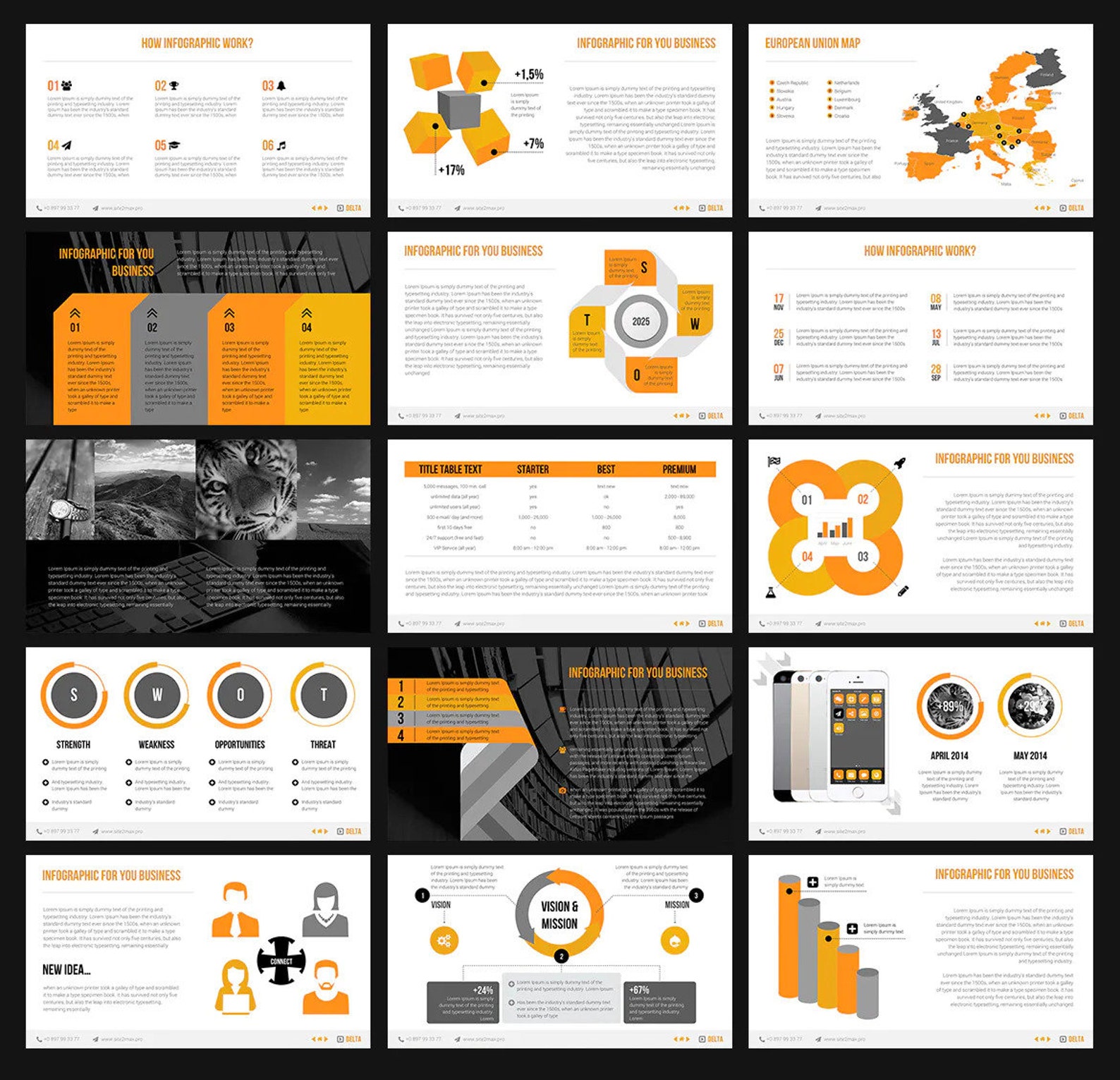 Delta Powerpoint Template - Etsy