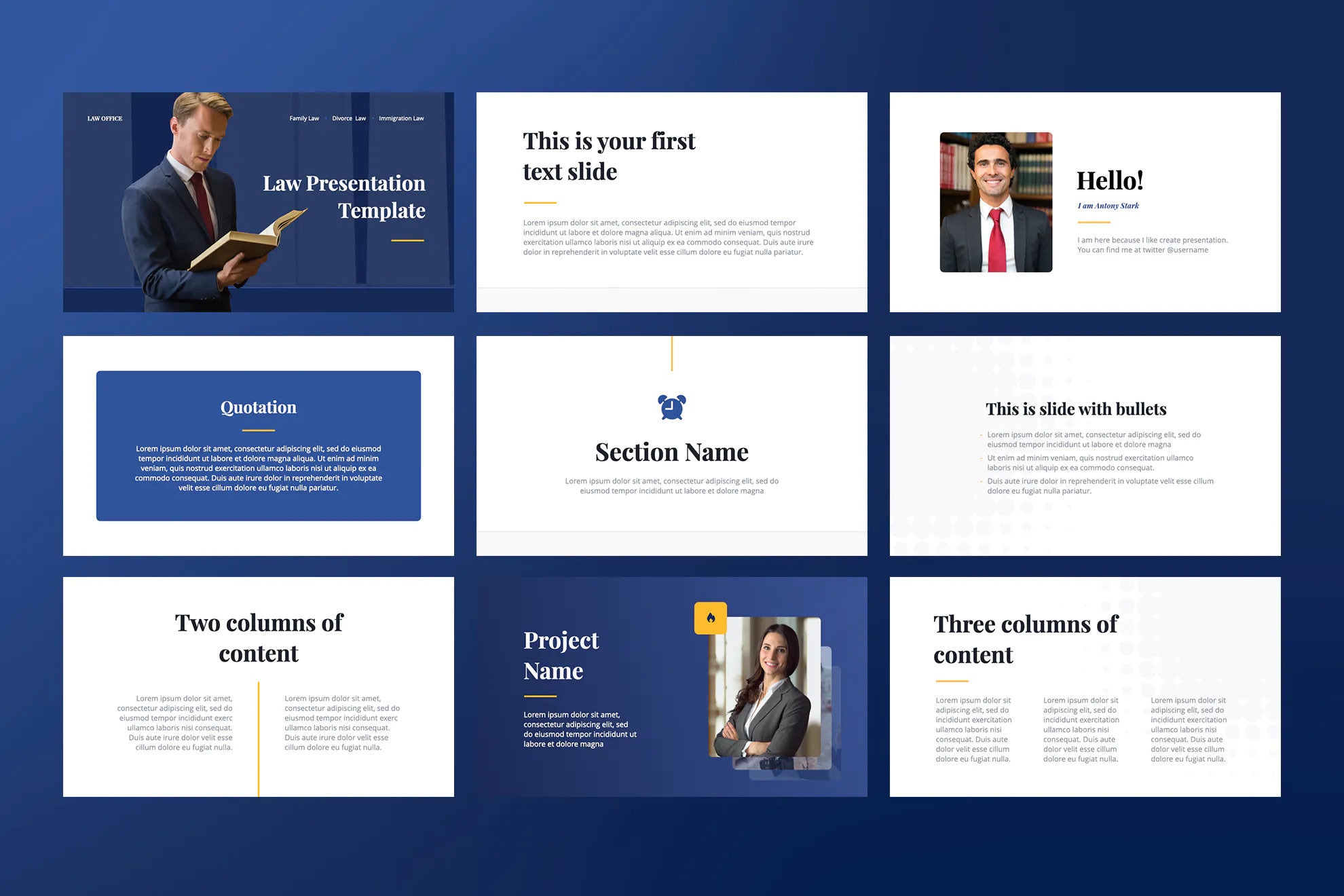 Free Law Powerpoint Templates