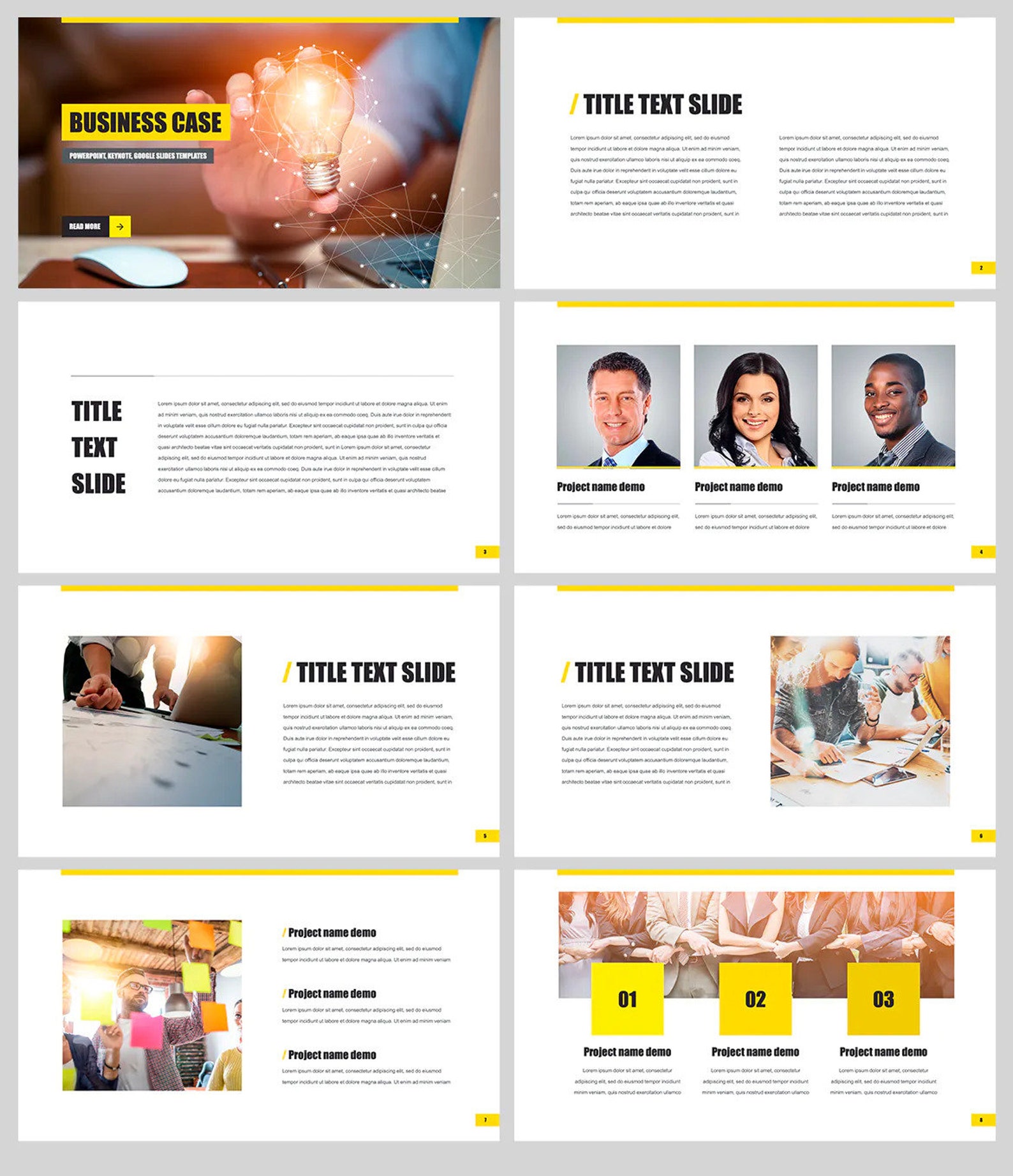 Business Case Powerpoint Template - Etsy