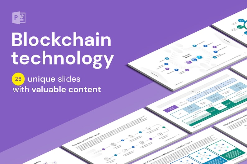 Blockchain Technology for Powerpoint - Etsy