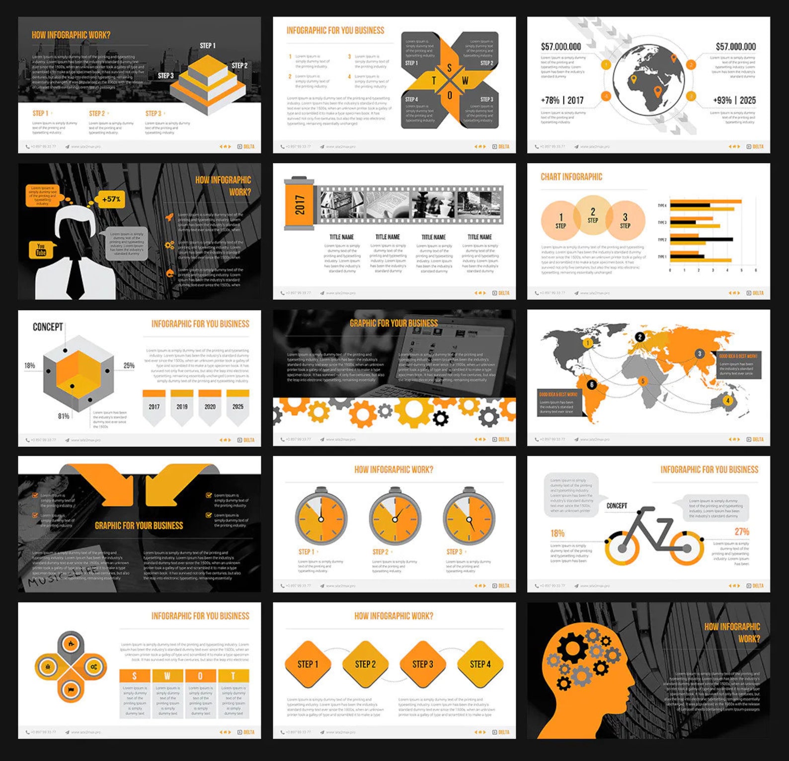 Delta Powerpoint Template - Etsy