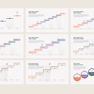 Treppendiagramm Vorlagen für PowerPoint - Etsy.de