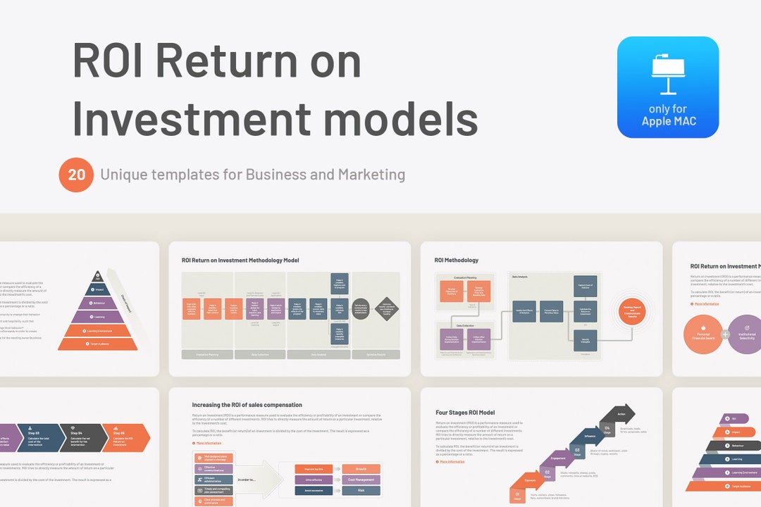 ROI Return on Investment Models, Methods, Formula and Templates for ...