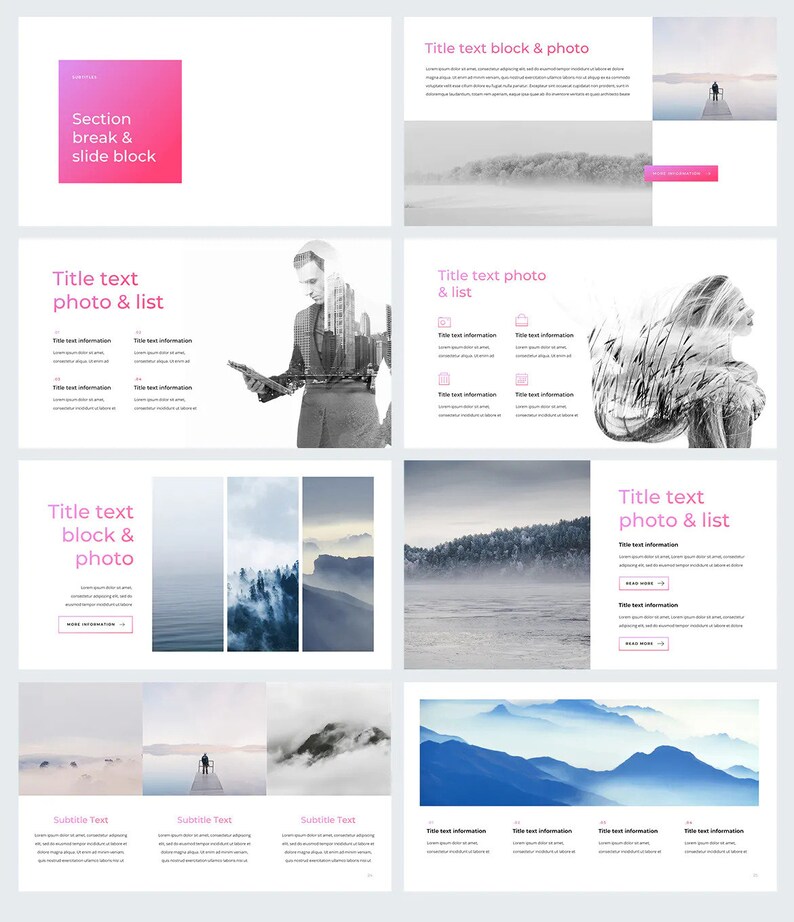 Business Report 2.0 Powerpoint Template - Etsy