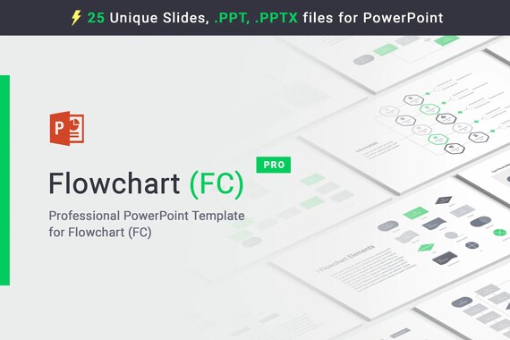 Flowchart Powerpoint Templates | Etsy