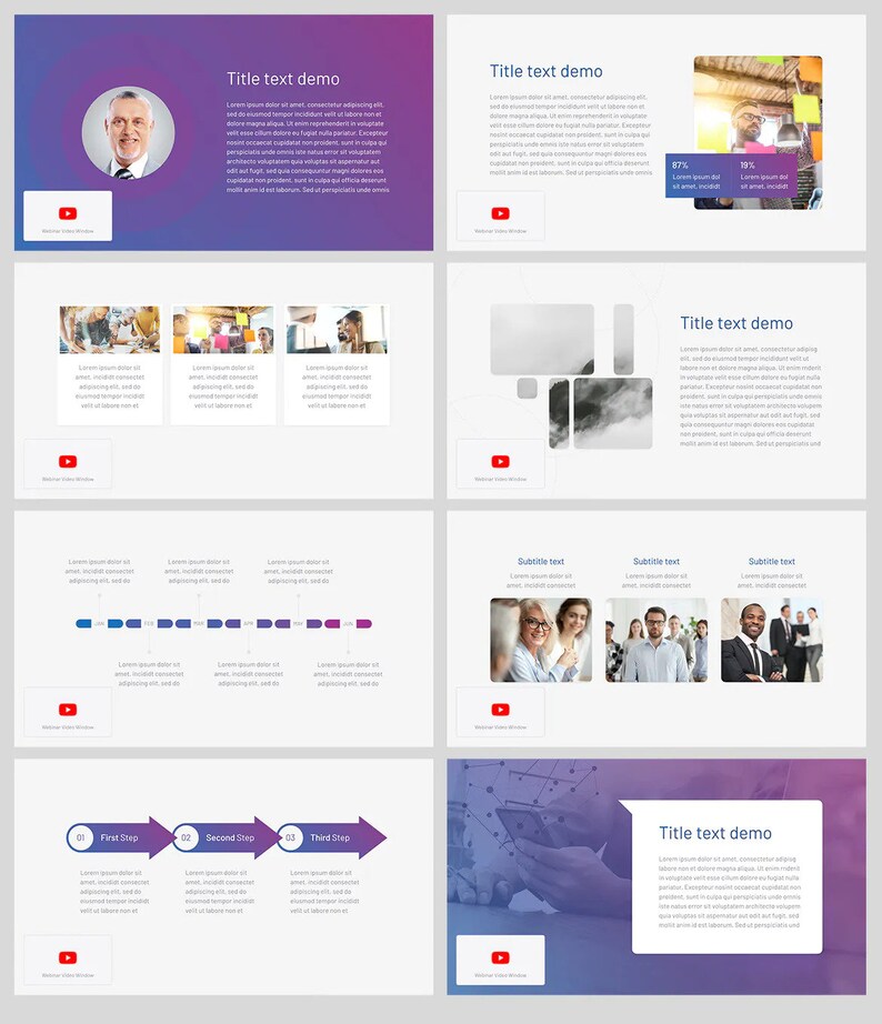 Webinar Powerpoint Template Presentation - Etsy