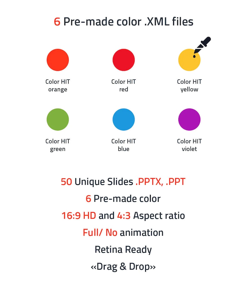 HIT - Professional Powerpoint Template - Etsy
