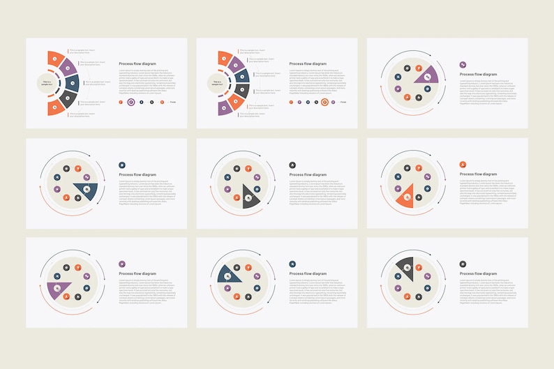 Process Flow Diagram for Powerpoint - Etsy