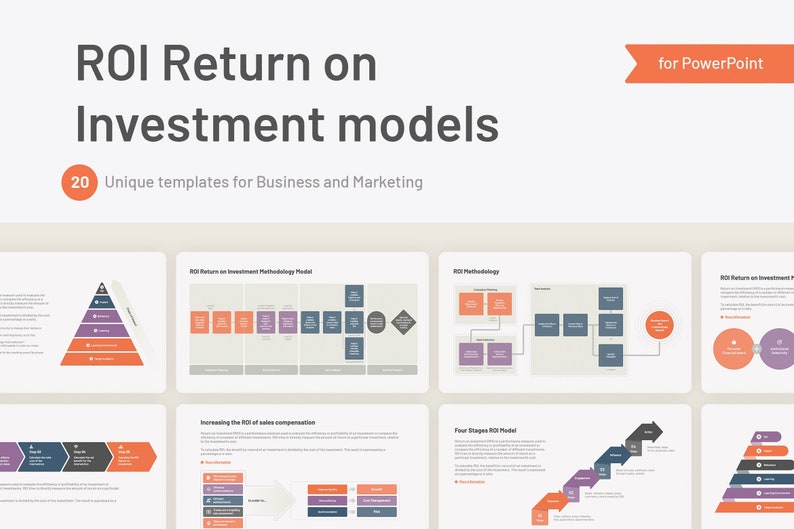 ROI Return on Investment Models for Powerpoint - Etsy