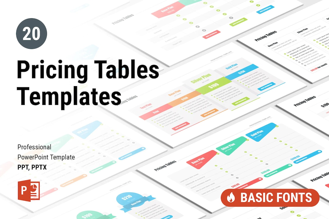 Powerpoint Table Templates