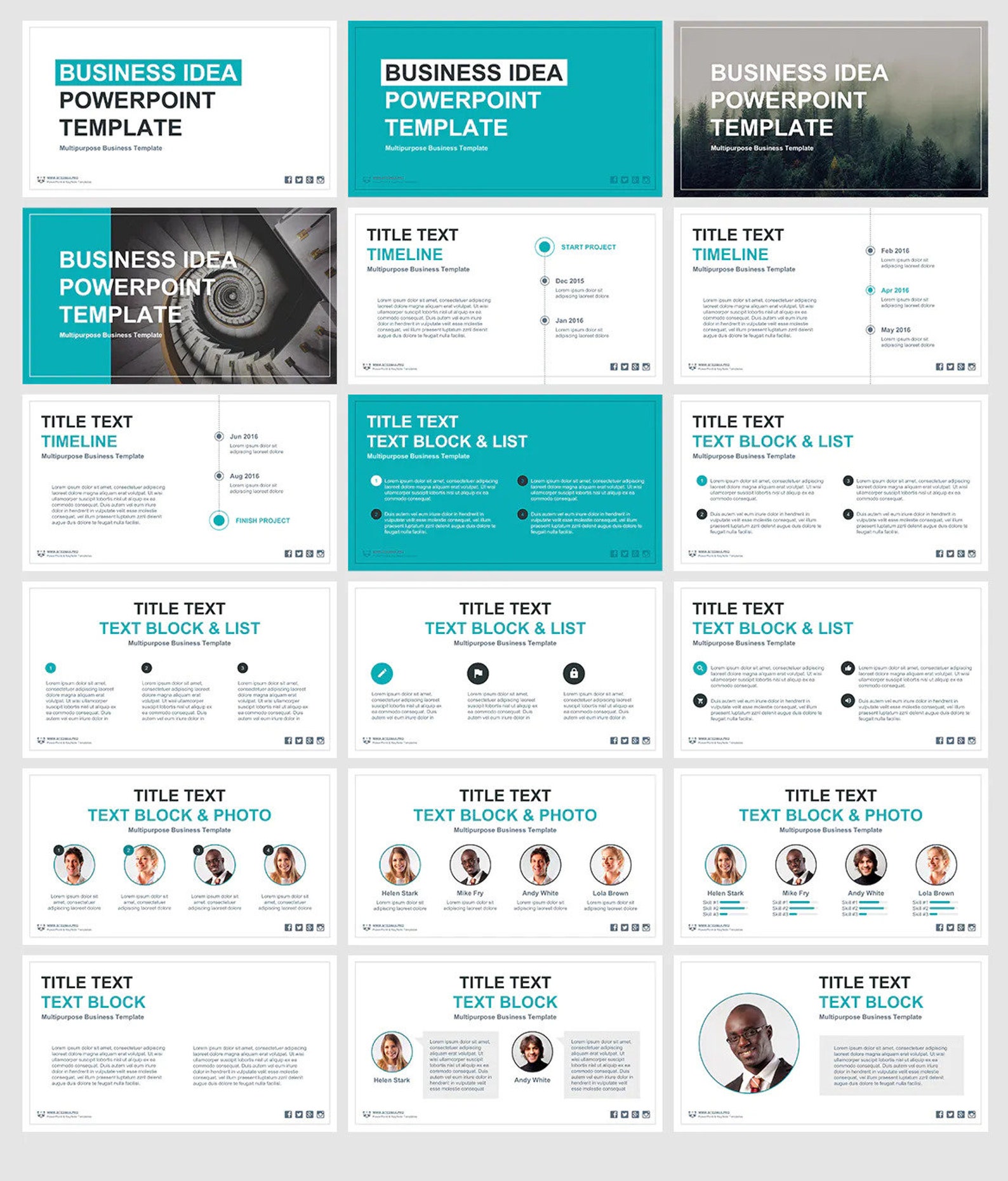 Business Idea Powerpoint Template - Etsy