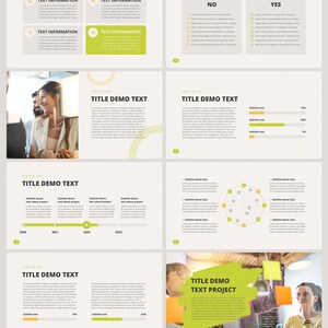 Organic Powerpoint Template - Etsy