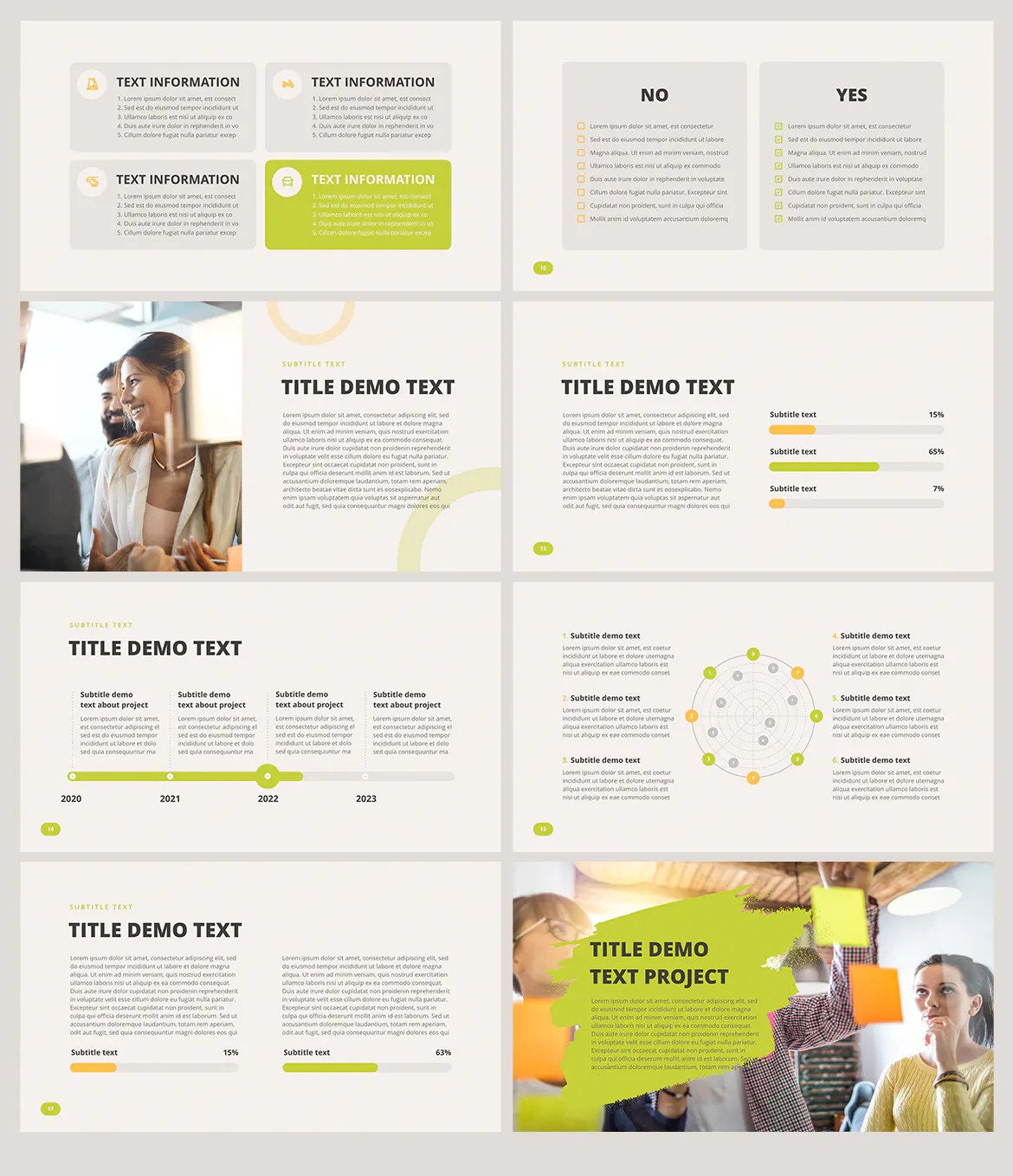 Organic Powerpoint Template - Etsy