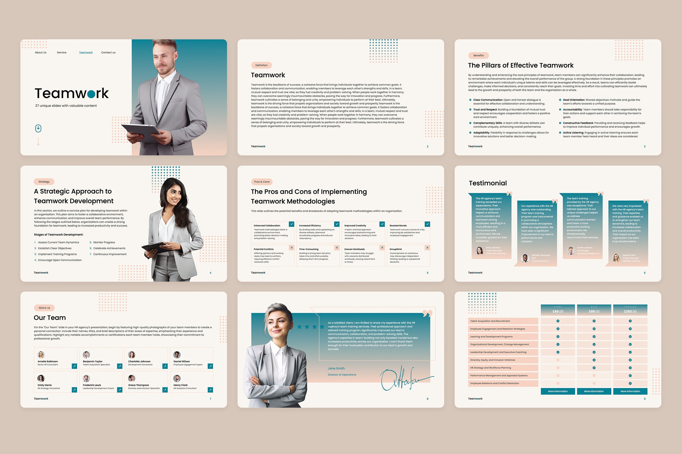 Teamwork Models for Powerpoint - Etsy