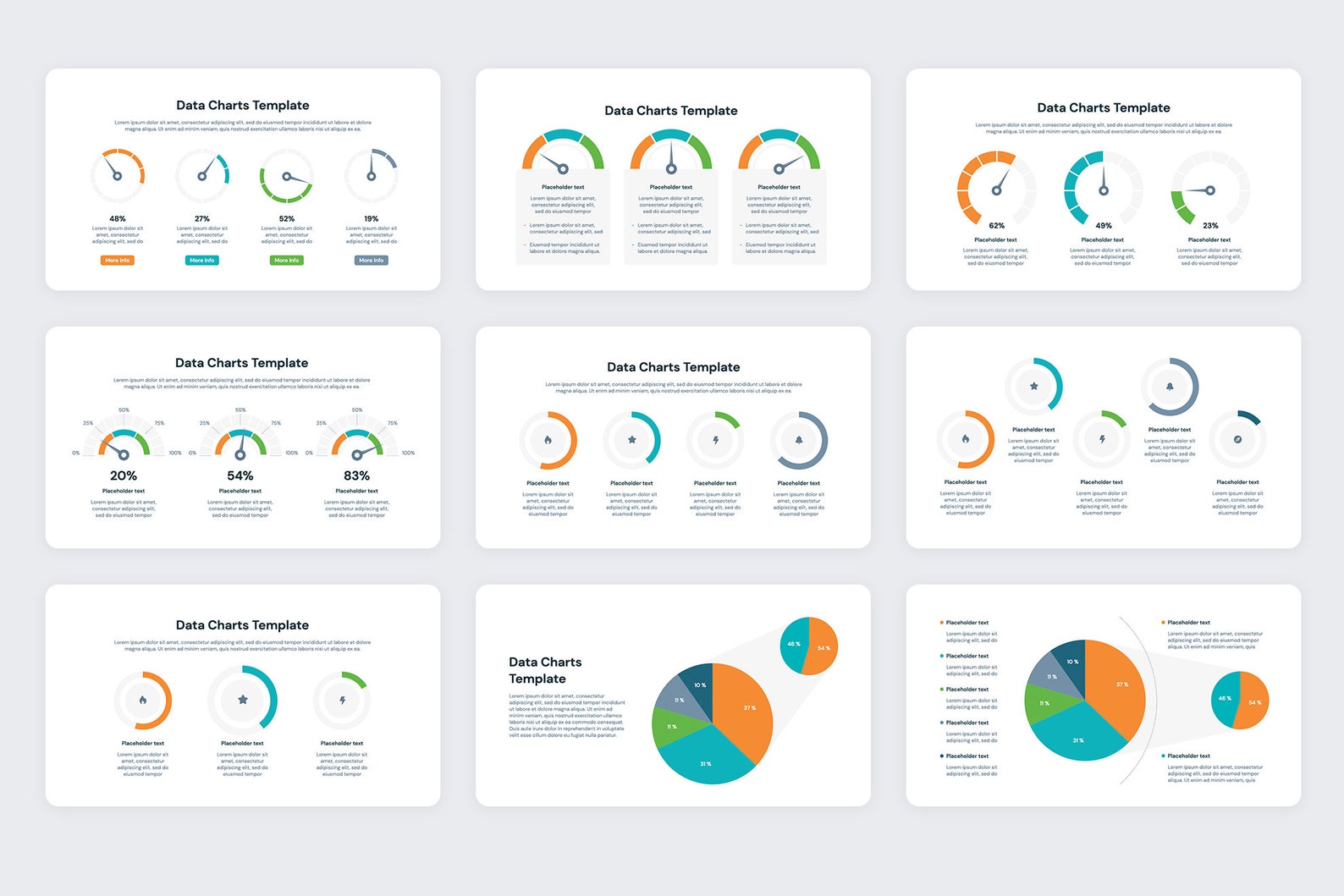Data Chart Powerpoint Templates - Etsy