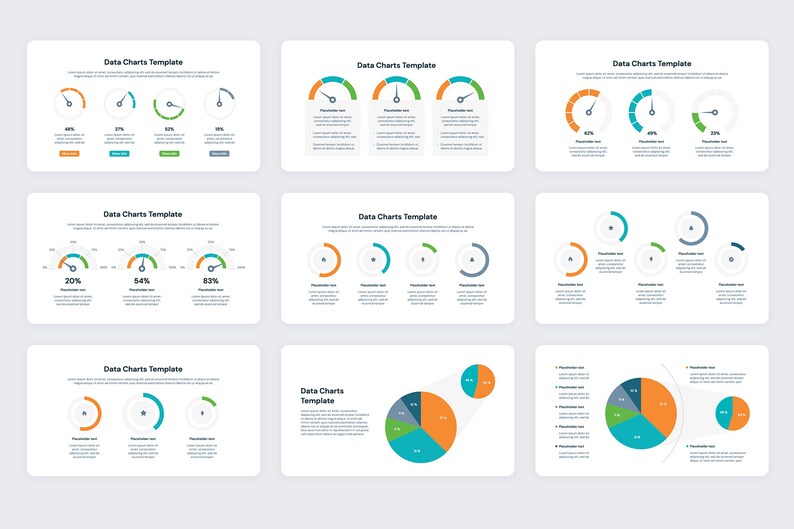 Data Chart Powerpoint Templates - Etsy