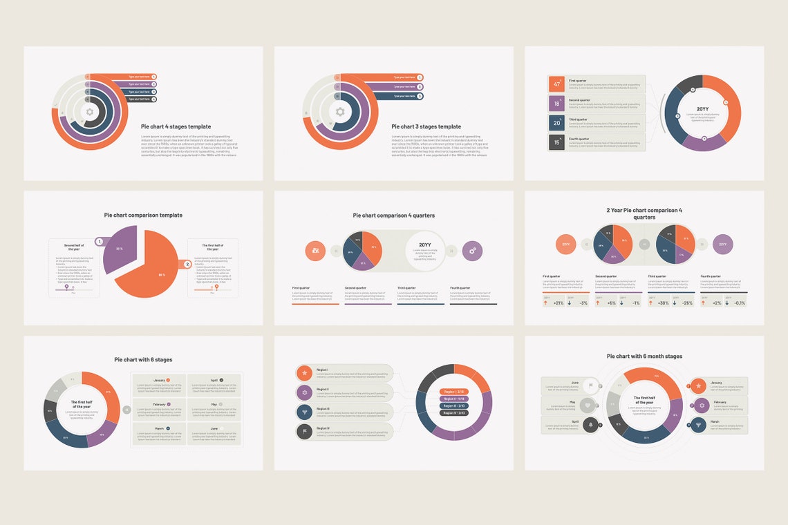 Chart and Diagram Powerpoint Toolbox - Etsy