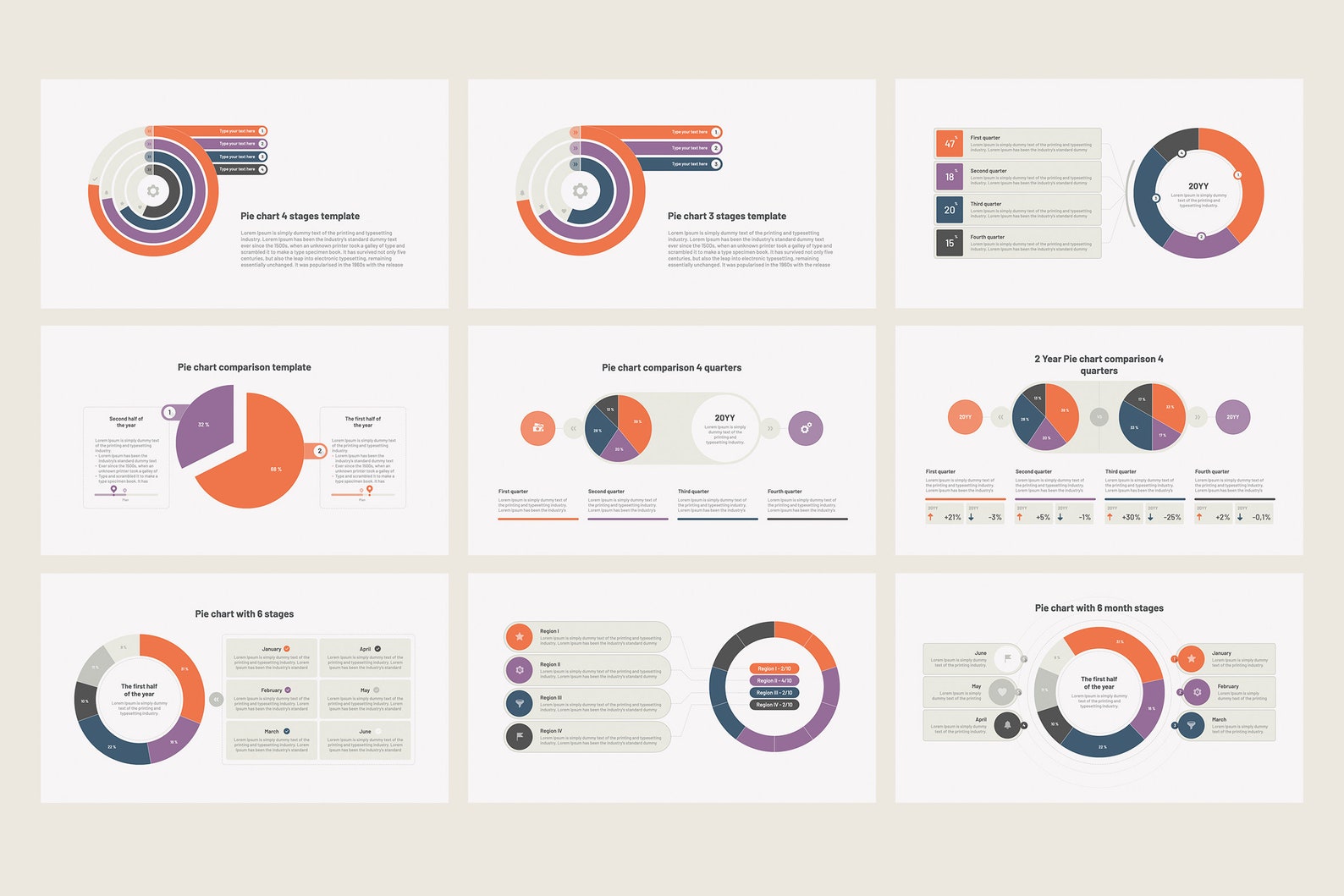 Chart and Diagram Powerpoint Toolbox - Etsy