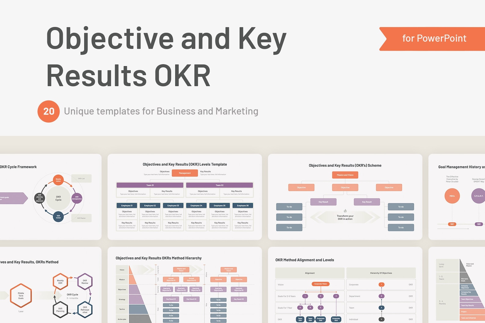 OKR Powerpoint Templates: Objectives and Key Results Slides With ...