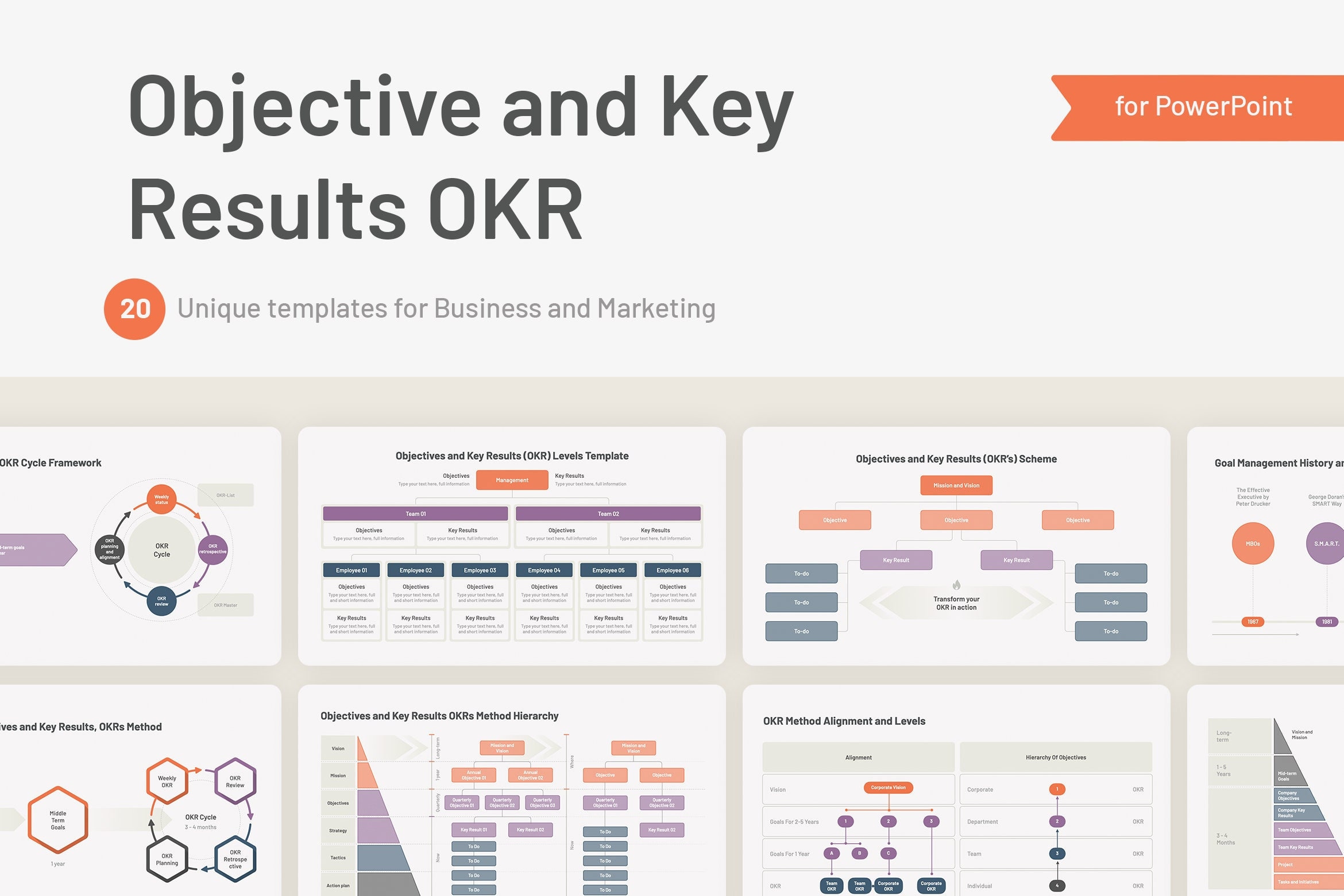 OKR Powerpoint Templates: Objectives and Key Results Slides With ...