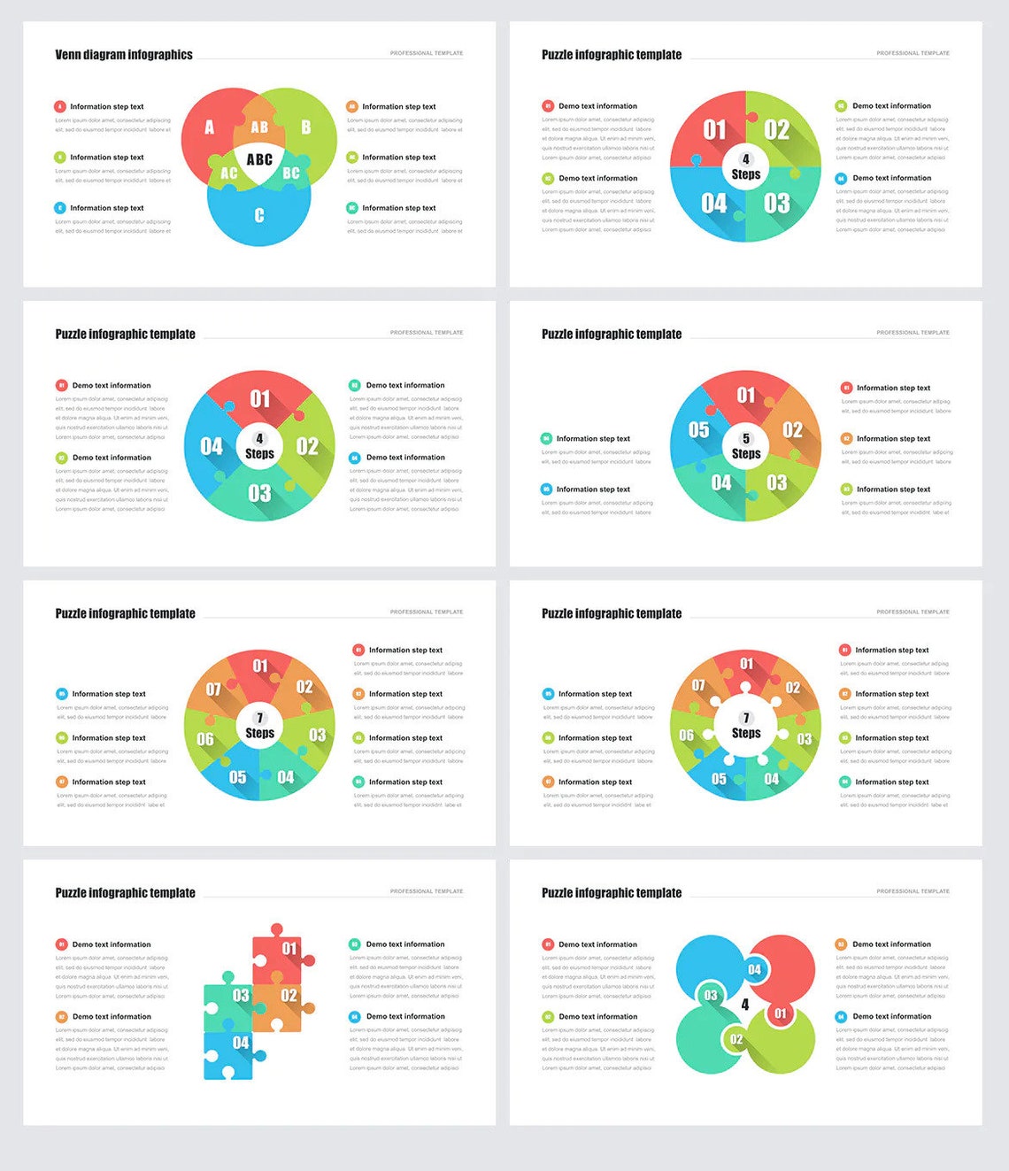 Puzzle Templates for Powerpoint - Etsy