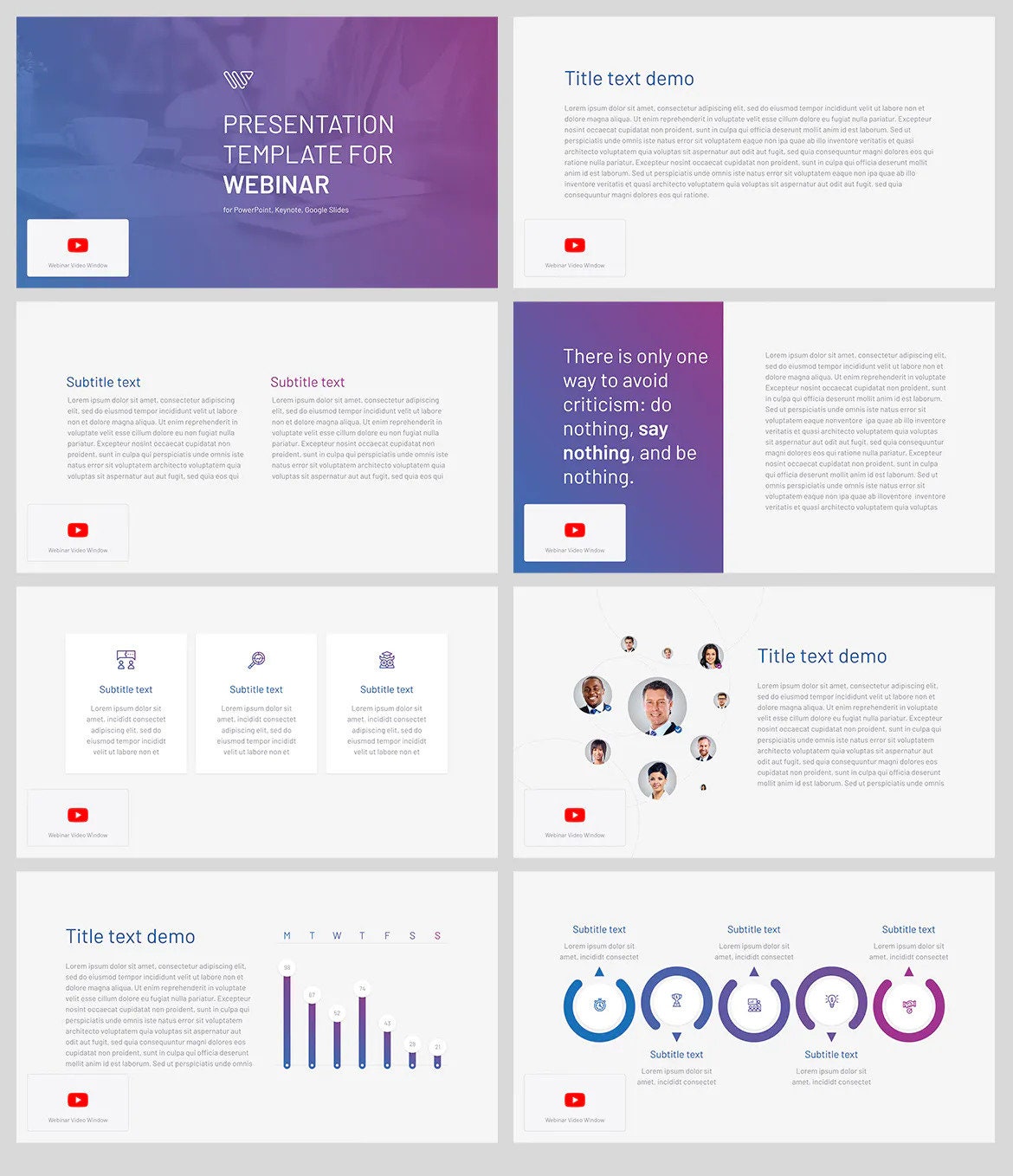 Webinar Powerpoint Template Presentation - Etsy