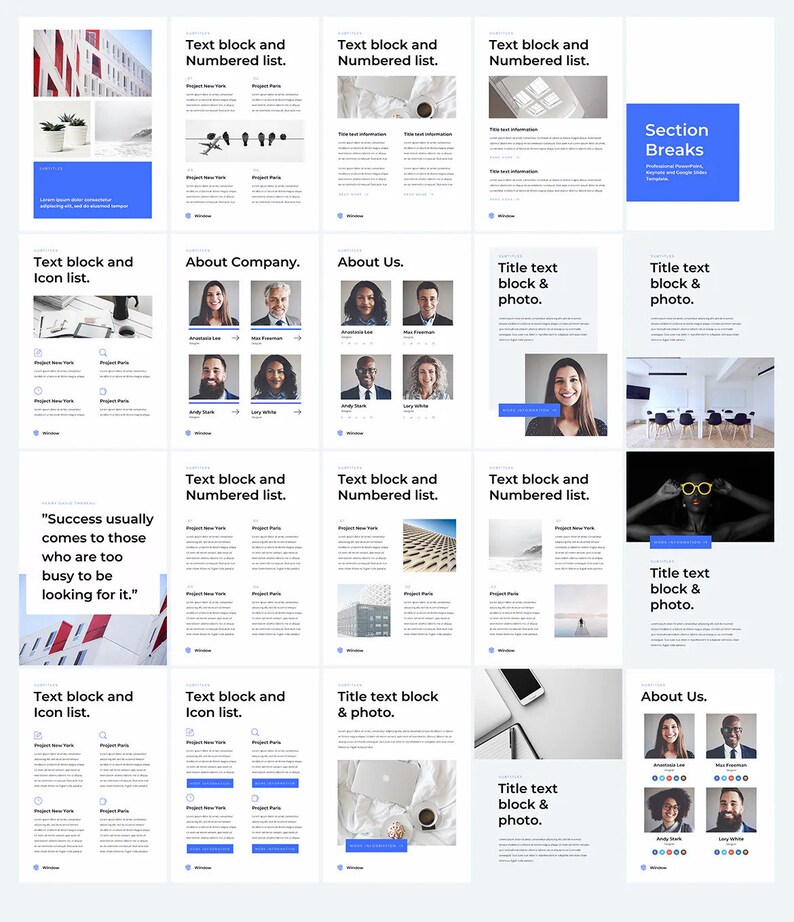 Business Powerpoint Template - Etsy
