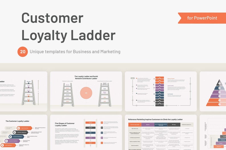 Customer Loyalty Ladder for Powerpoint - Etsy