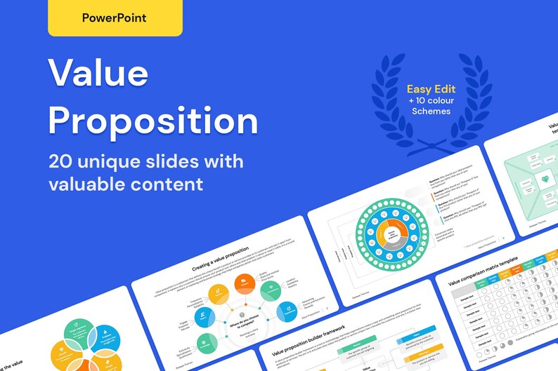 Value Proposition for Powerpoint - Etsy