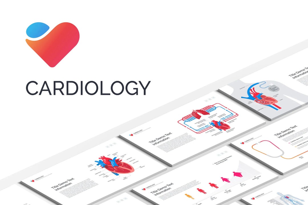 Cardiology Powerpoint Template - Medical Template - Etsy