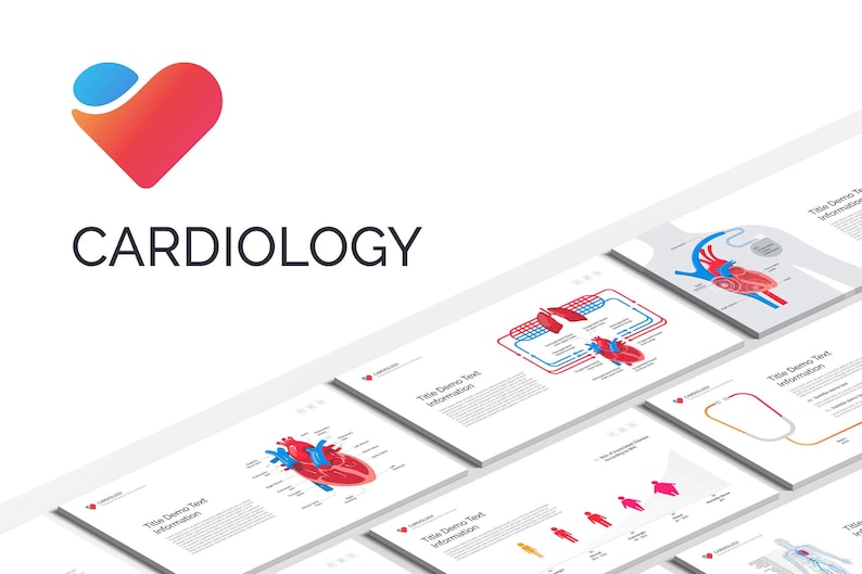 Cardiology Powerpoint Template - Medical Template - Etsy