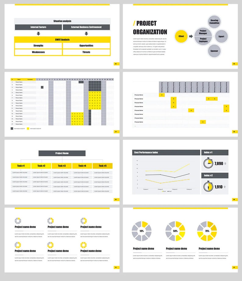 Business Case Powerpoint Template - Etsy