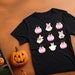 Cute Pink Halloween Ghost and Pumpkin PNG With Bows Kawaii Spooky ...