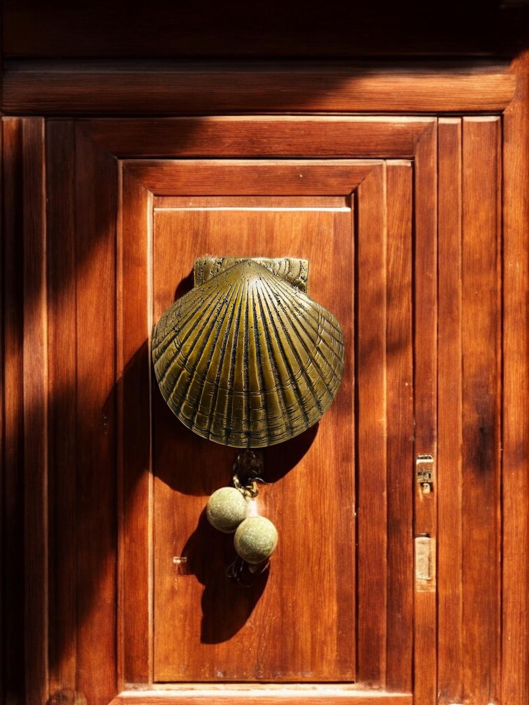 Brass Seashell Door Knocker – Nautical Coastal Decor - Etsy