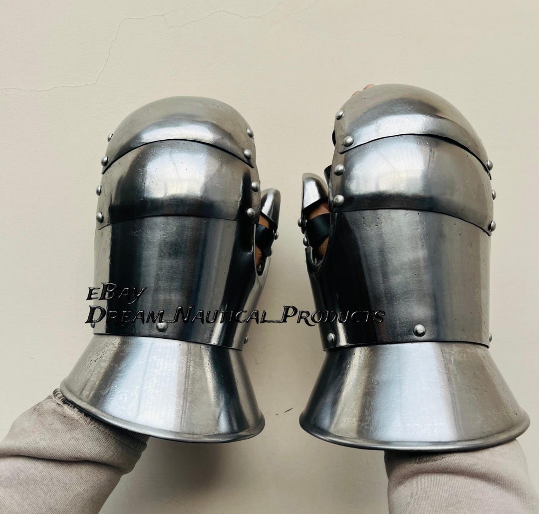 Medieval Gauntlets SCA LARP Steel Gauntlets Medieval Gauntlets Combat ...